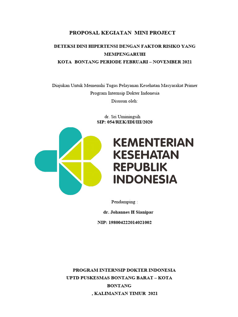 Revisi Minipro Dr. Sri Uminingsih | PDF | Pengembangan Diri