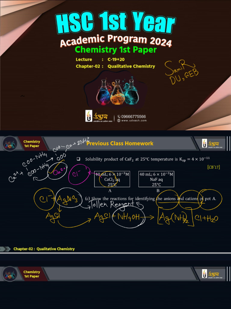 Chem Lec 17,18 (Chap 02) Udv | PDF