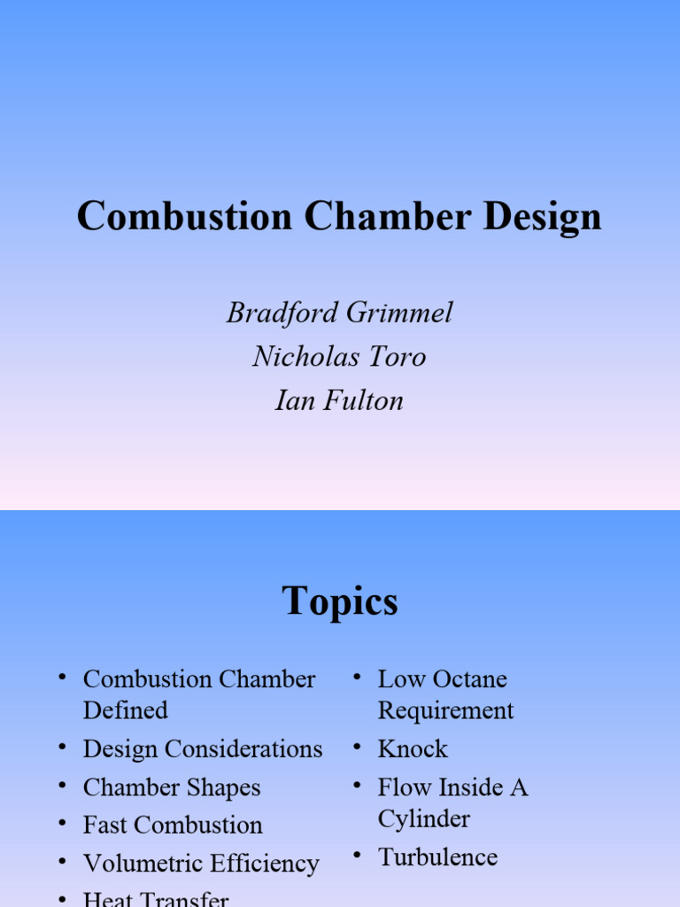 Combustion Chamber Design Guide | PDF | Turbulence | Rotation Around A ...