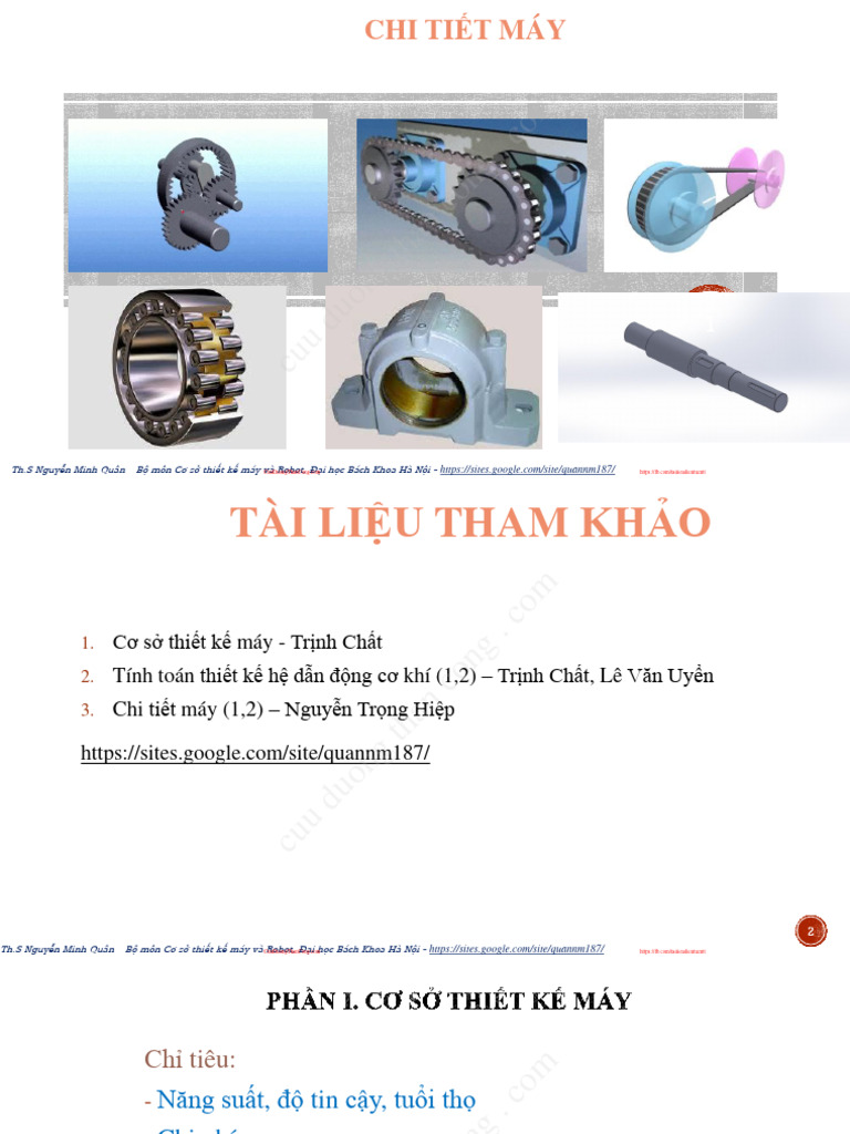 Chi-Tiet-May - 1.-Chuong-I.-Chi-Tiet-May - (Cuuduongthancong - Com) | PDF