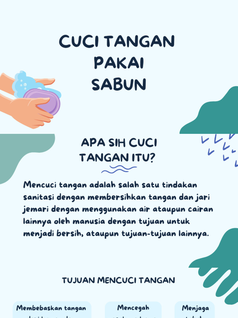Cuci Tangan Pakai Sabun | PDF