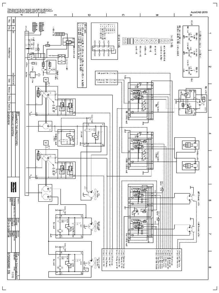 5726 5826 80 Hydraulic Diagram | PDF