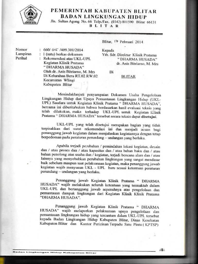 Dokumen Ukl Upl | PDF