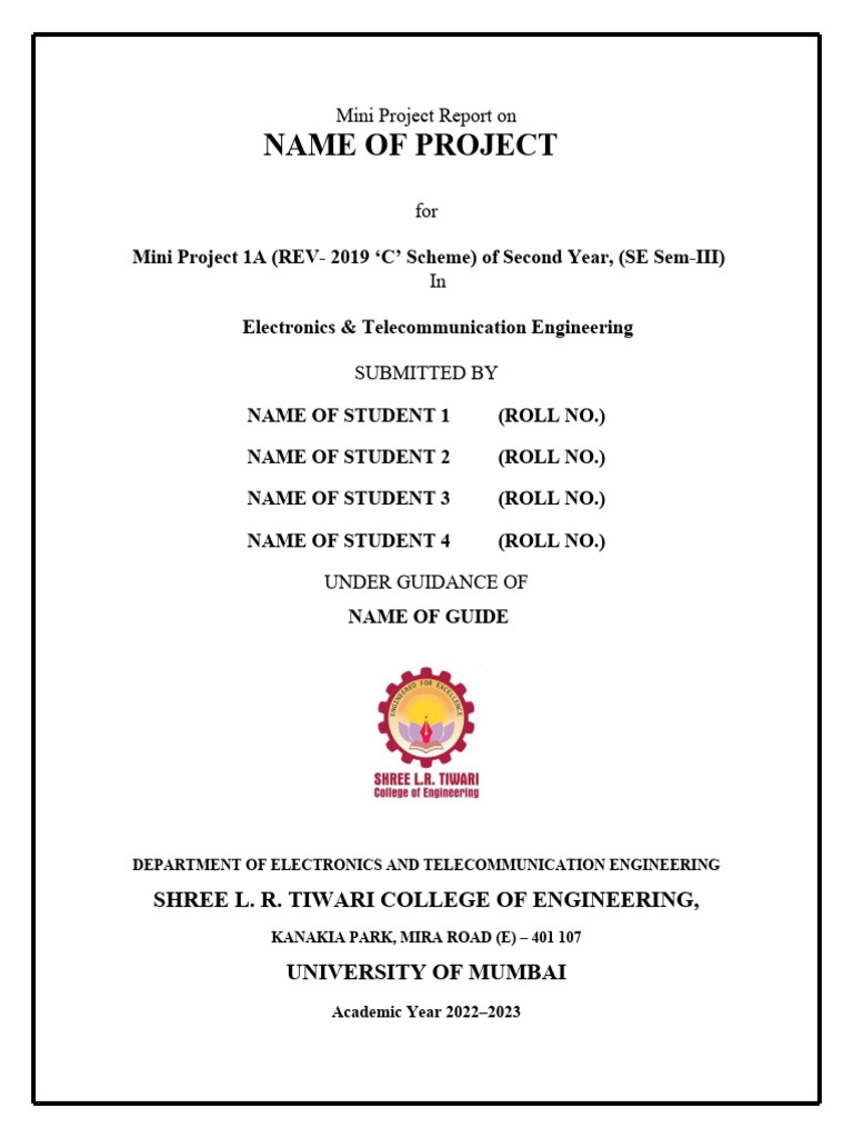 Mini Project Report Format | PDF | Page Layout | Computer Science Mini Project Report Format | PDF | Page Layout | Computer Science