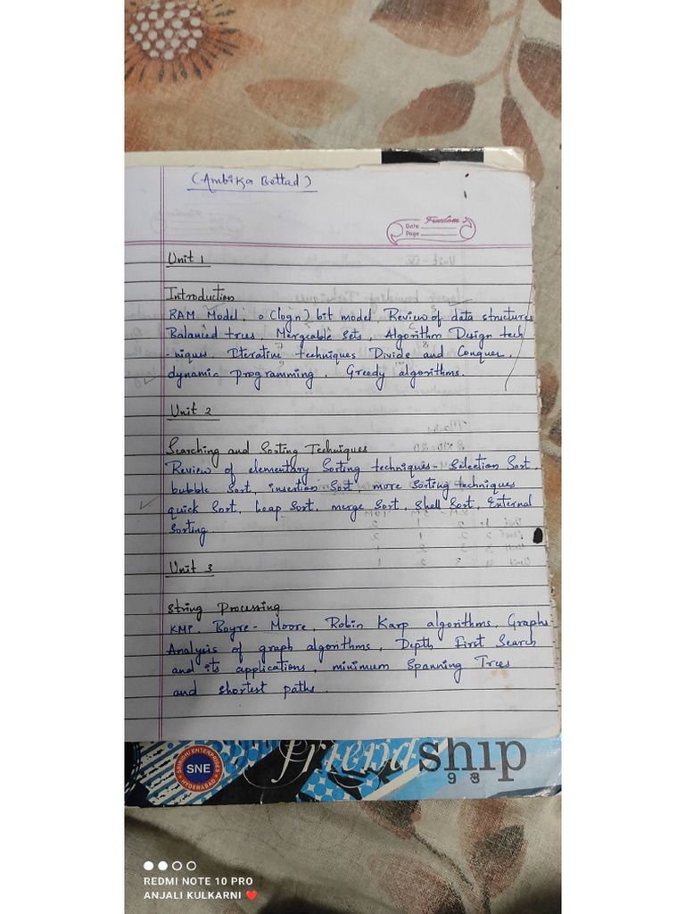 Introduction To DAA | PDF