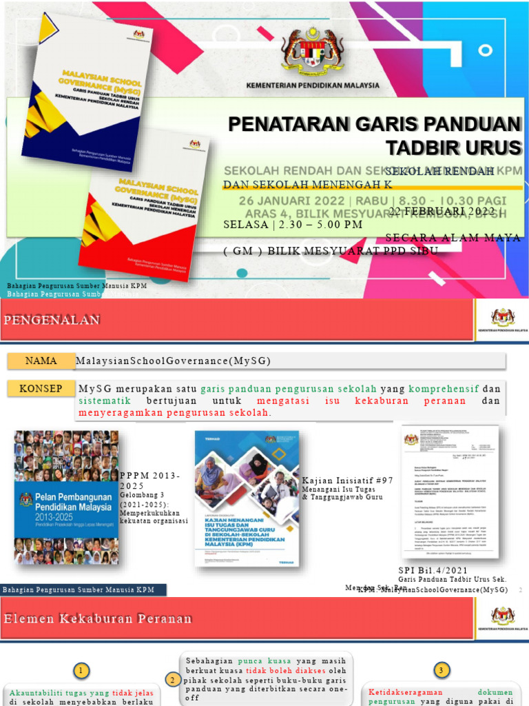 Mysg Penataran PPD Sibu | PDF