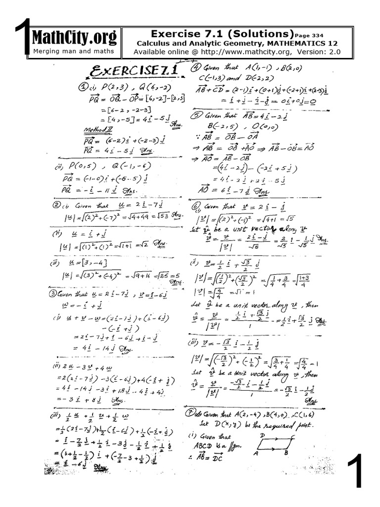 Vectors | PDF | Euclidean Vector | Mathematics