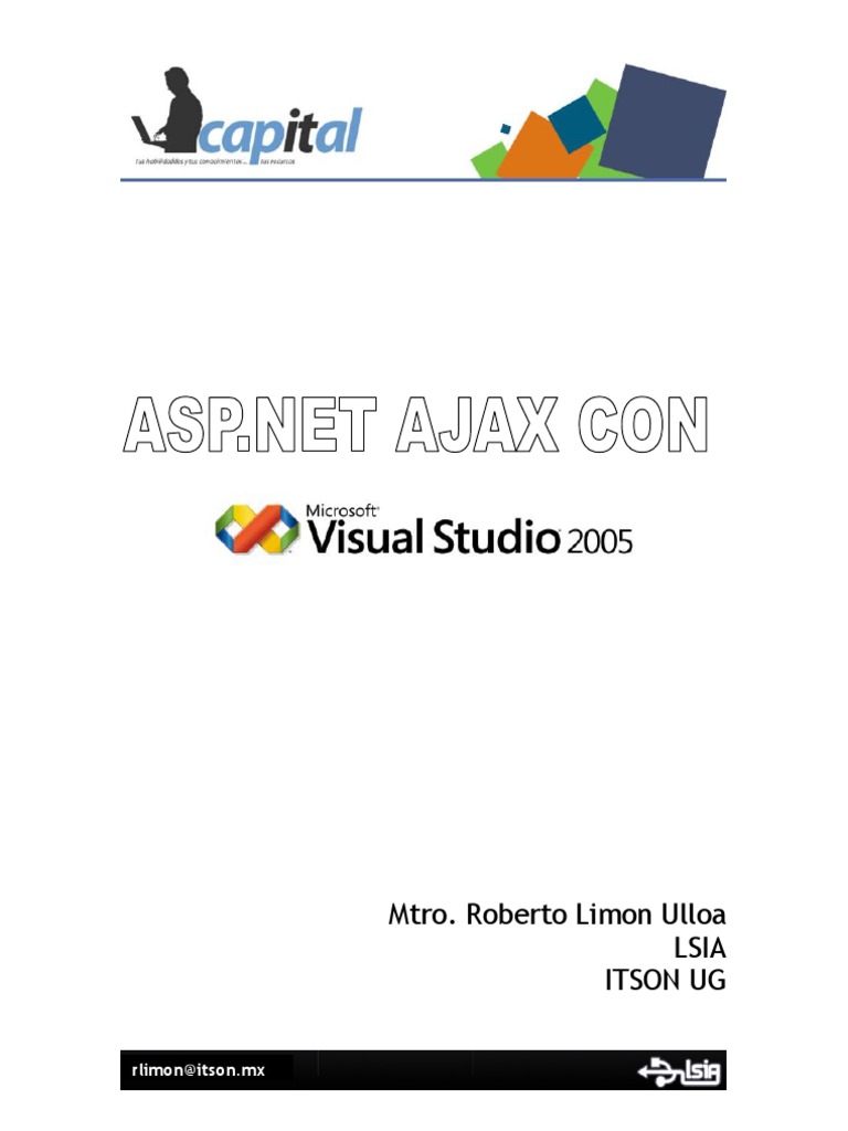 Tutorial Curso Asp Net Ajax Pdf Ajax Programación Script Java