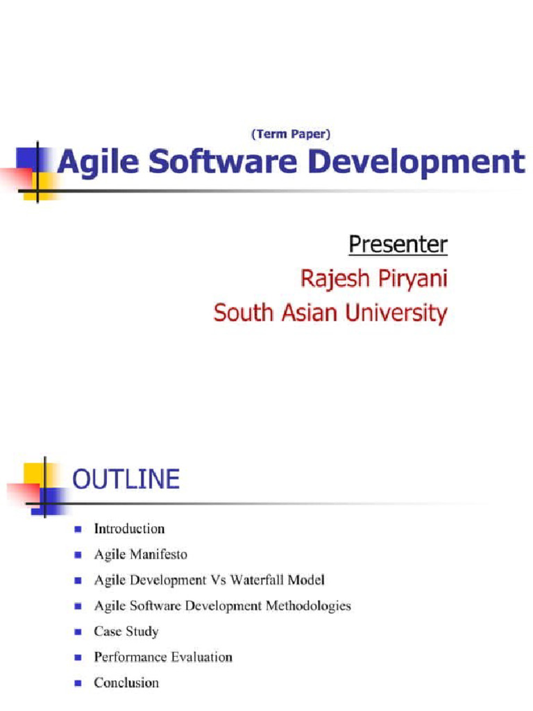 Agile Development | PDF