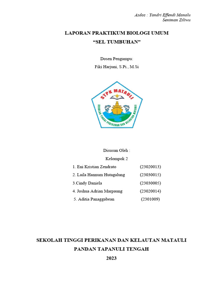 laprak biologi kel.2 | PDF
