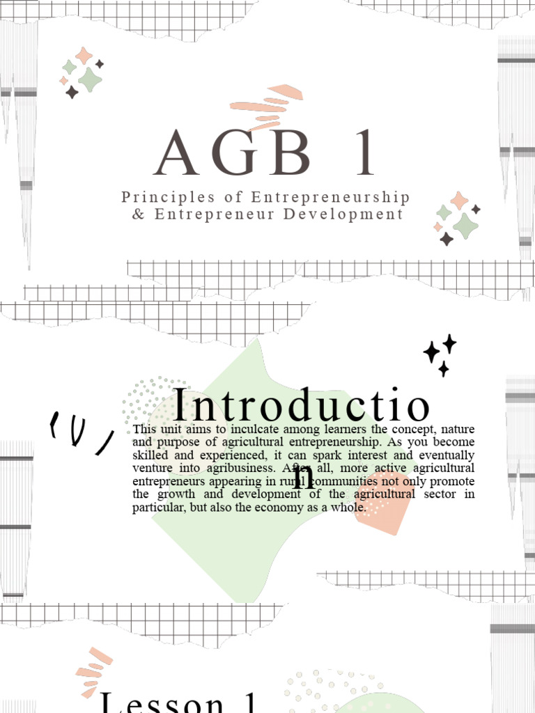 Principles of Entrepreneurship and Entrepreneur Development | PDF ...