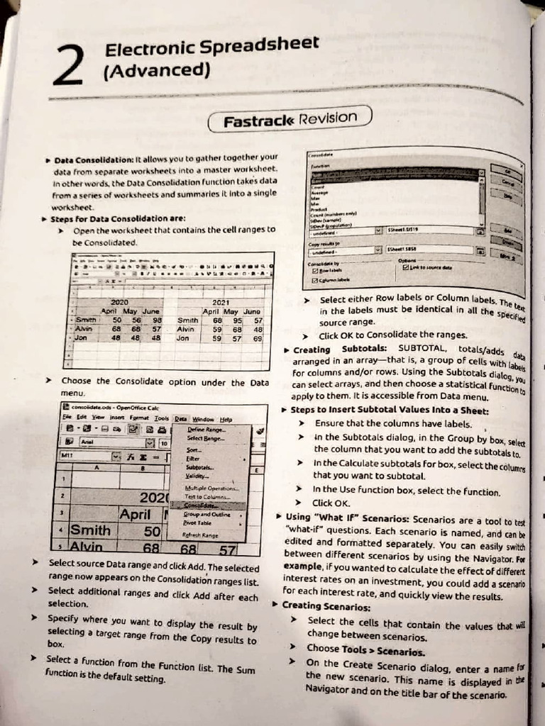 CH 2 IT | PDF | Spreadsheet | Worksheet