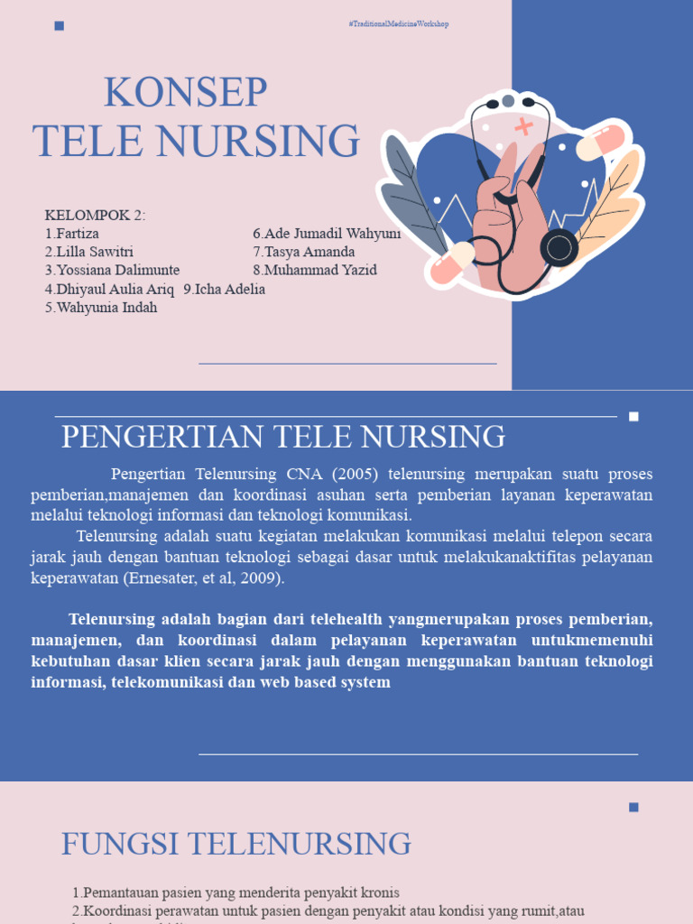 Kelompok 2 - Sik - Telenursing | PDF | Sains & Matematika