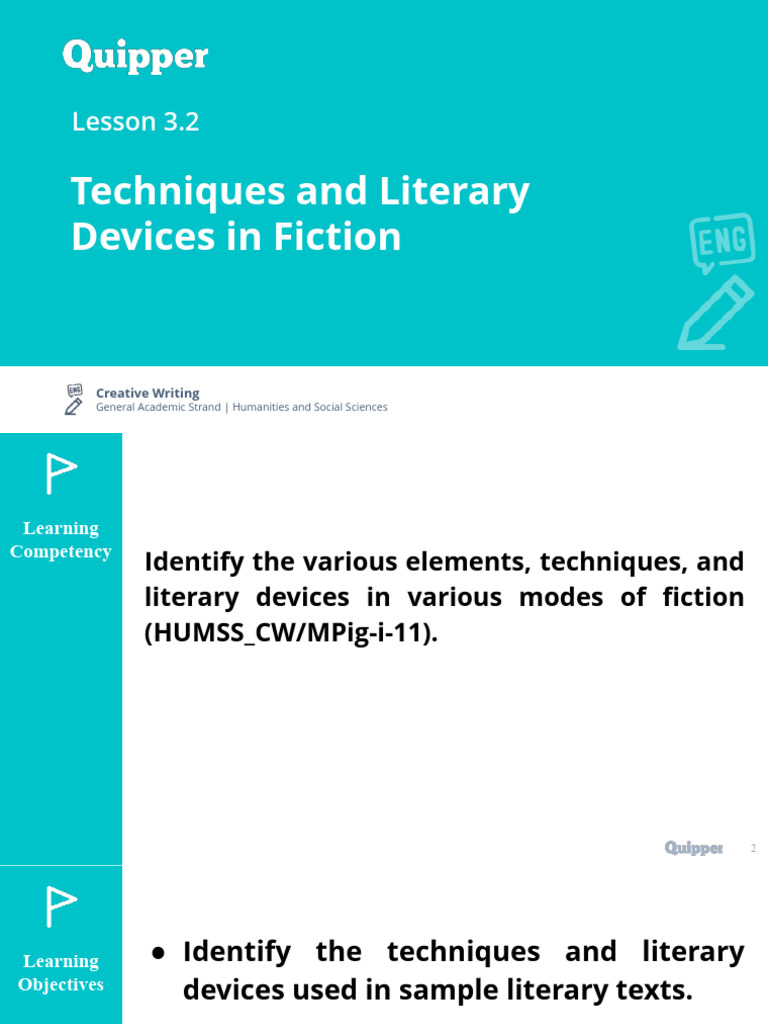 Literary Techniques in Fiction Writing | PDF | Poetic Devices