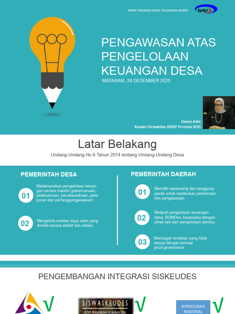 Paparan Pengawasan Keudes - Kaper | PDF