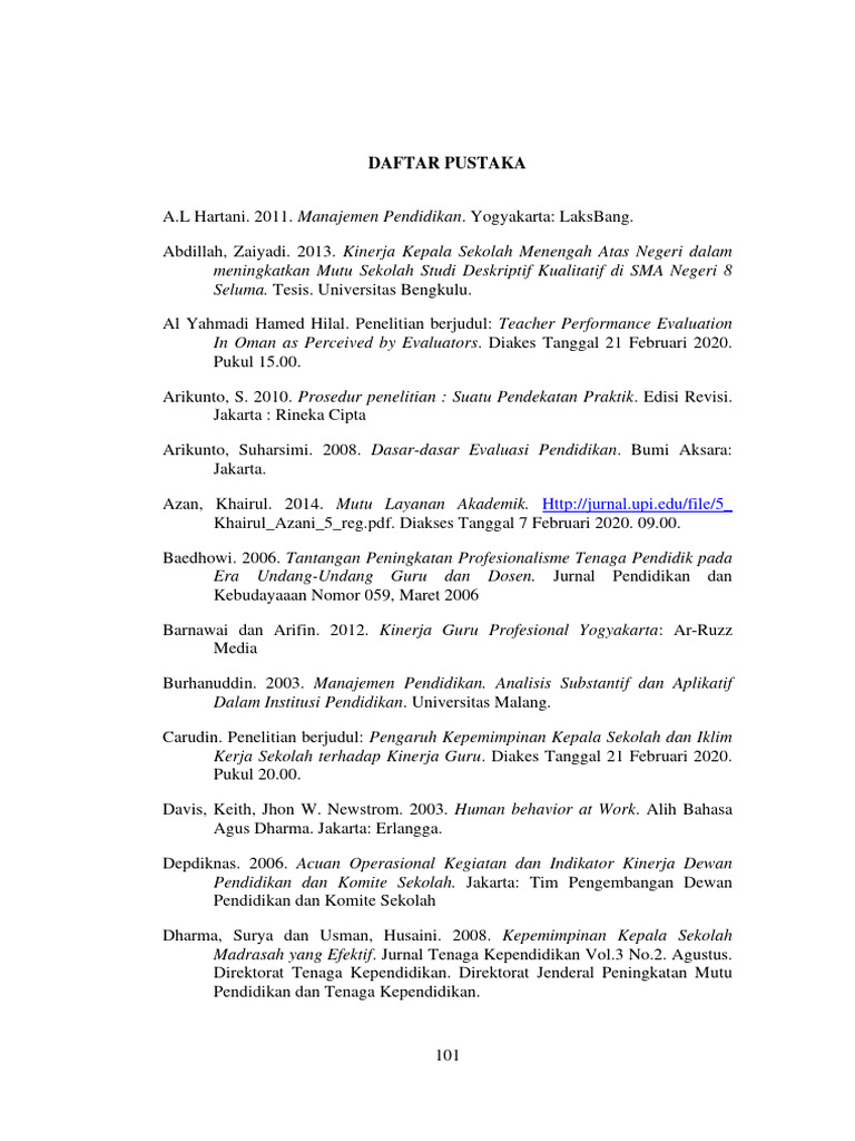 1.6 DAFTAR PUSTAKA-dikonversi | PDF | Karier & Perkembangan