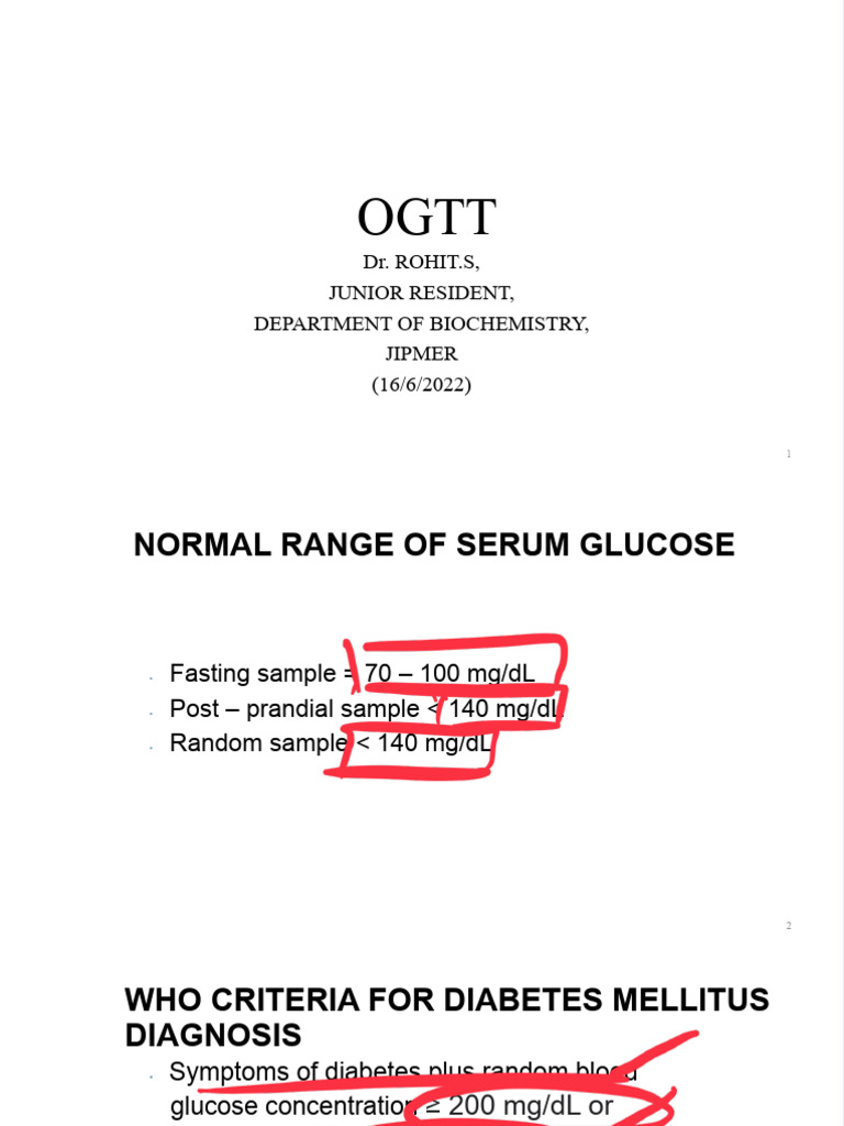 Ogtt 1 - 1 | PDF | Glycated Hemoglobin | Endocrine