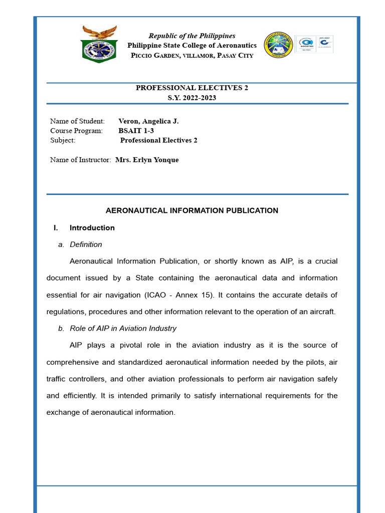 Aeronautical Information Publication - VERON | PDF | Aviation | Aviation Safety