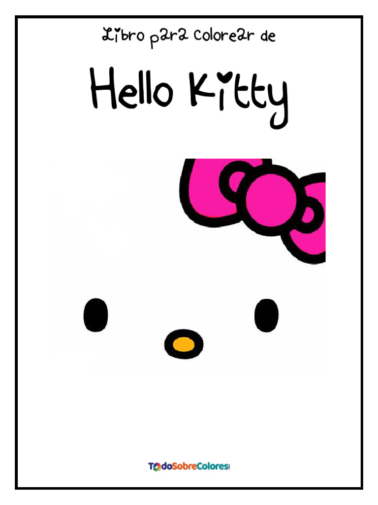 Libro para Colorear de Hello Kitty | PDF