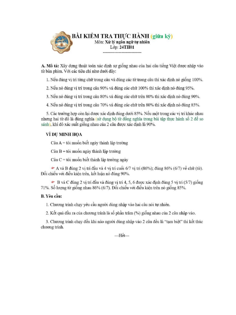 Test Mid Term NPL | PDF