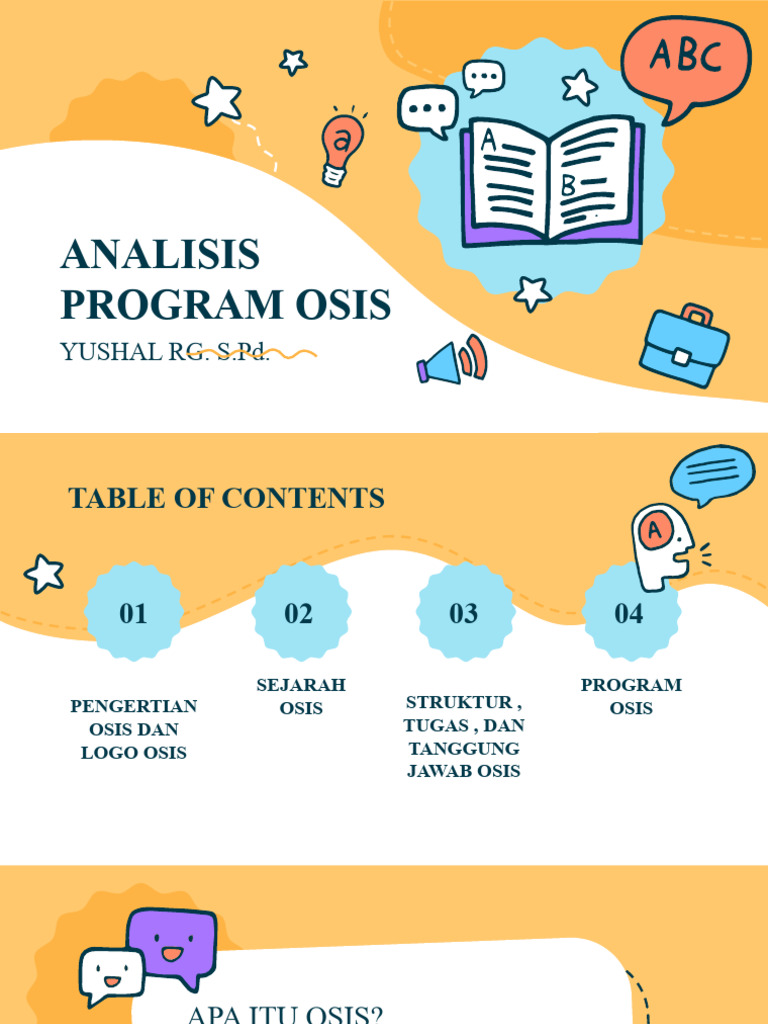 Analisa Program Osis | PDF