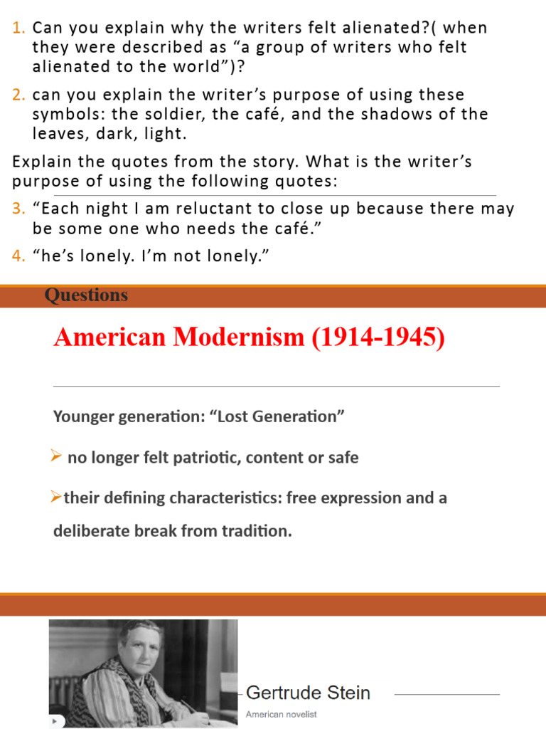 A CLEAN WELL LIGHTED pLACE | PDF | Ernest Hemingway | Meaning Of Life