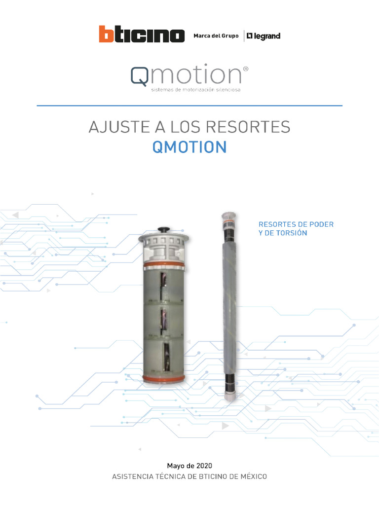 Ajuste de Resortes en Sistemas QMotion | PDF | Bienes manufacturados ...