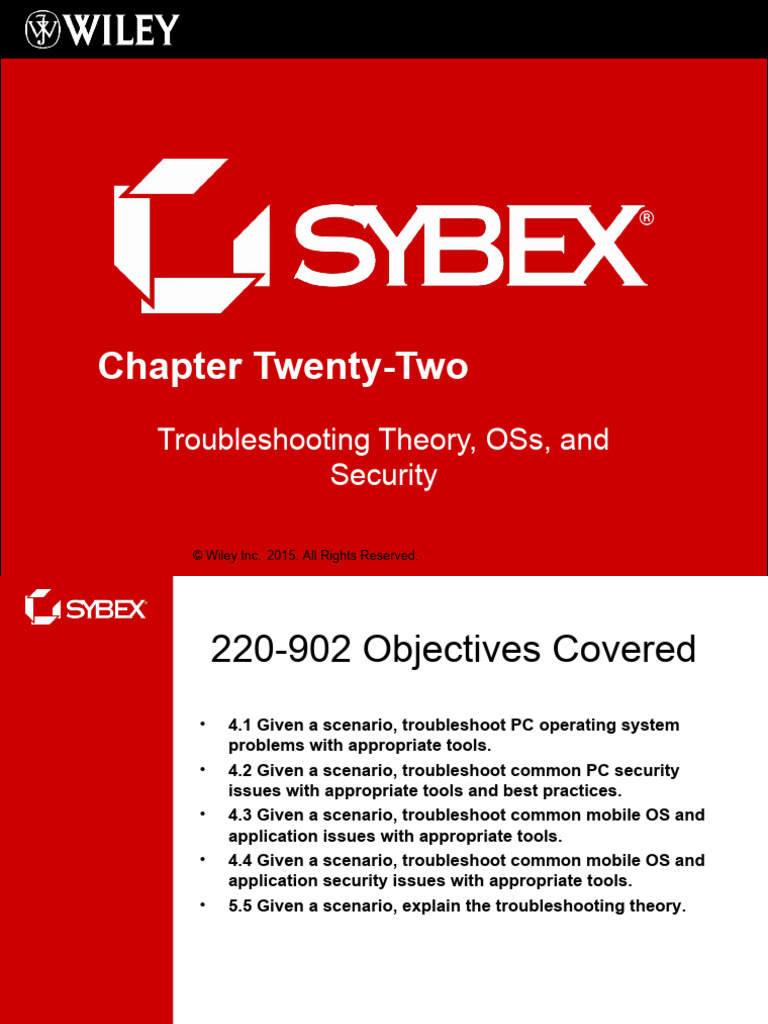 Chapter 22 | PDF | Operating System | Troubleshooting Chapter 22 | PDF | Operating System | Troubleshooting