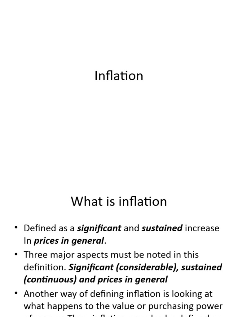 Eco 123 Inflation 2017 | PDF | Cost Of Living | Inflation