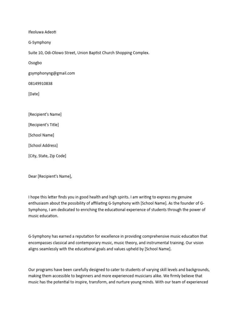 GS Cover Letter | PDF