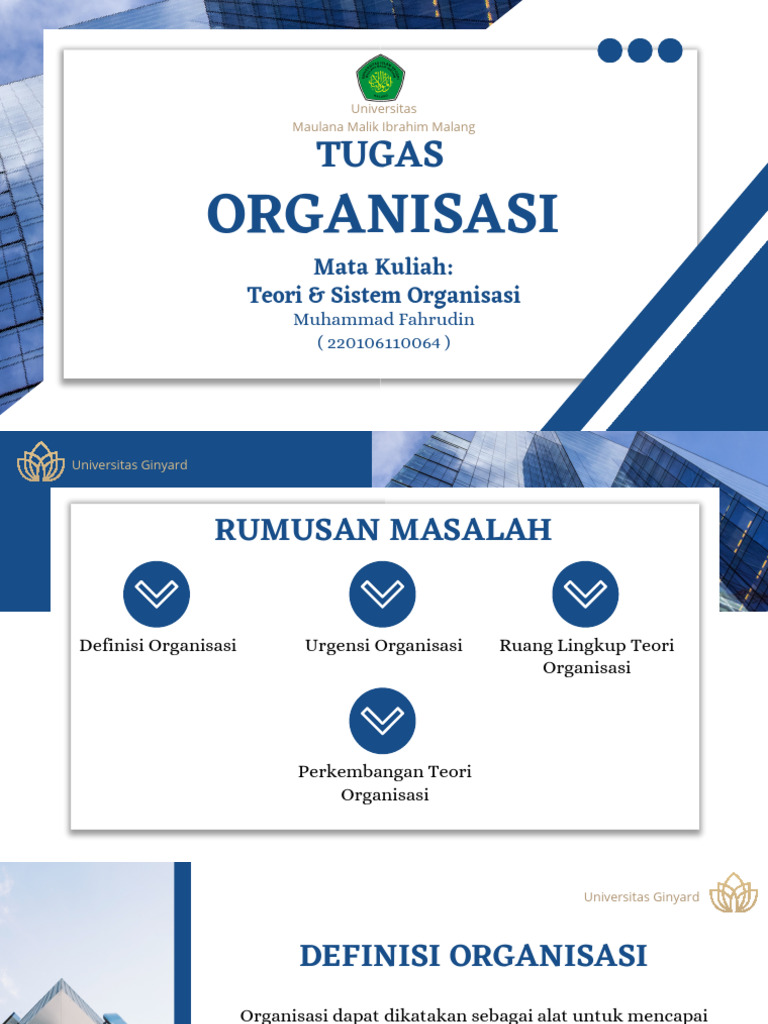 Teori Organisasi | PDF