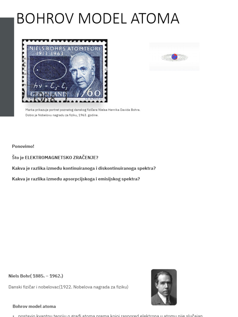 Bohrov Model Atoma | PDF