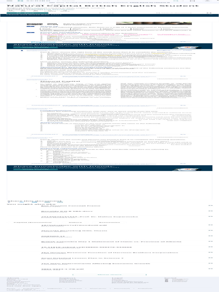 BTS CG1 - 2022.12.13 - Anglais - Natural Capital British English Student - Capital (Economics ...