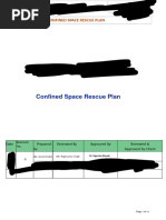 High Risk Work Rescue Plan Template | PDF | Emergency Management ...