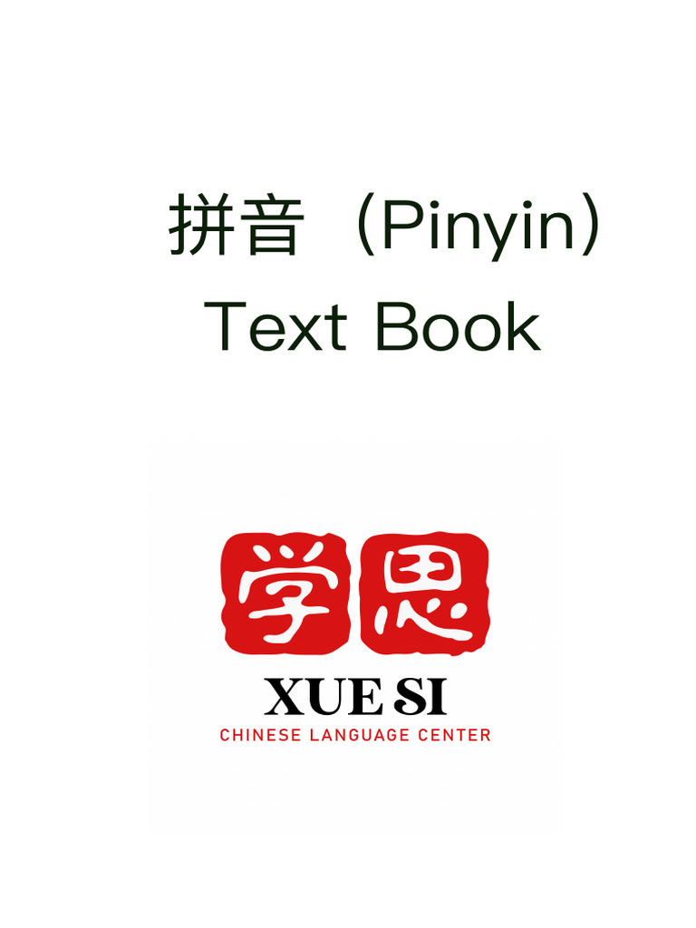 Basic Pinyin | PDF