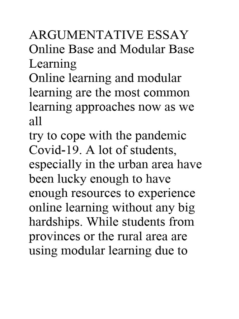 Argumentative Essay | PDF | Educational Technology | Teachers