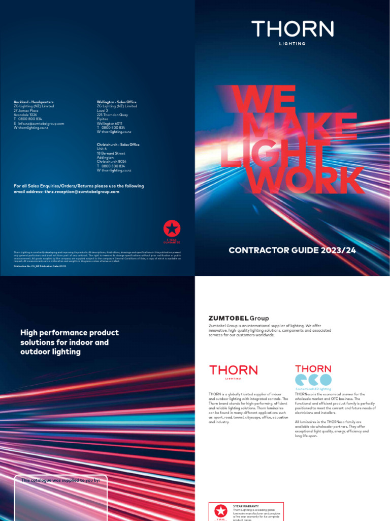 Thorn Lighting Catalogue 2023/24 | PDF | Recycling | Mirror