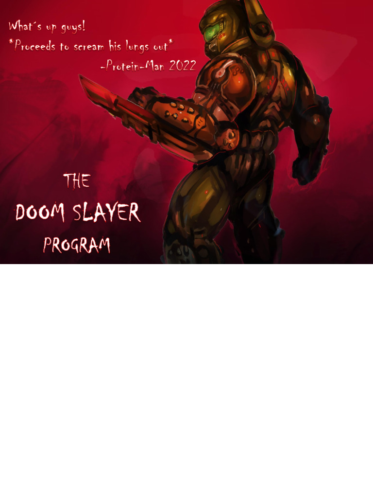 DOOMSLAYER | PDF | Strength Training | Physical Fitness