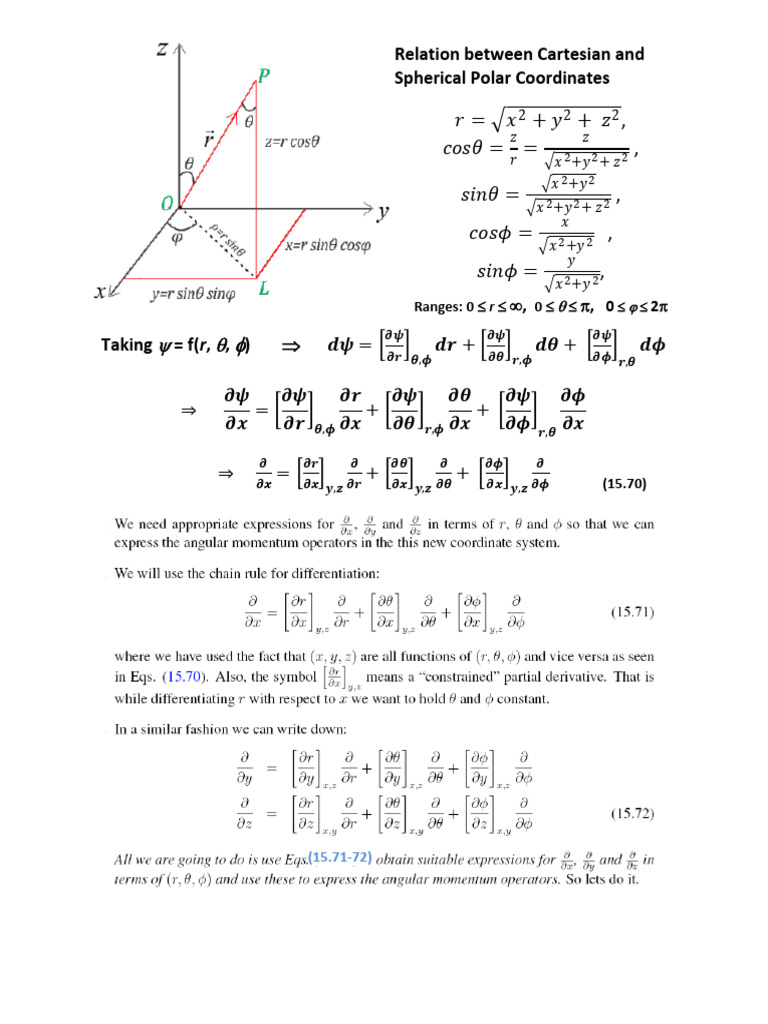 Volume Element in Spherical Coordinates | PDF | Teaching Methods ...