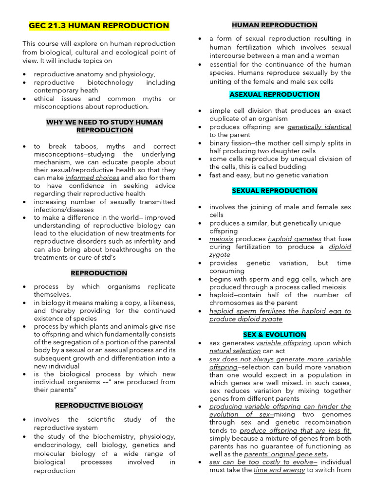 Human Rep Reviewer | PDF | Ovary | Reproduction