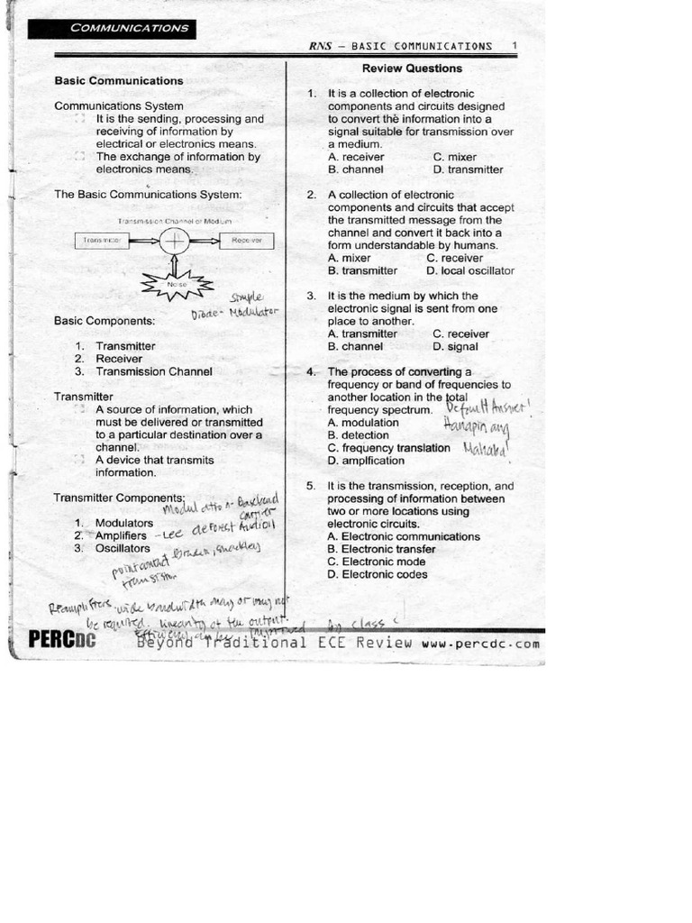 01 Basic Communications | PDF