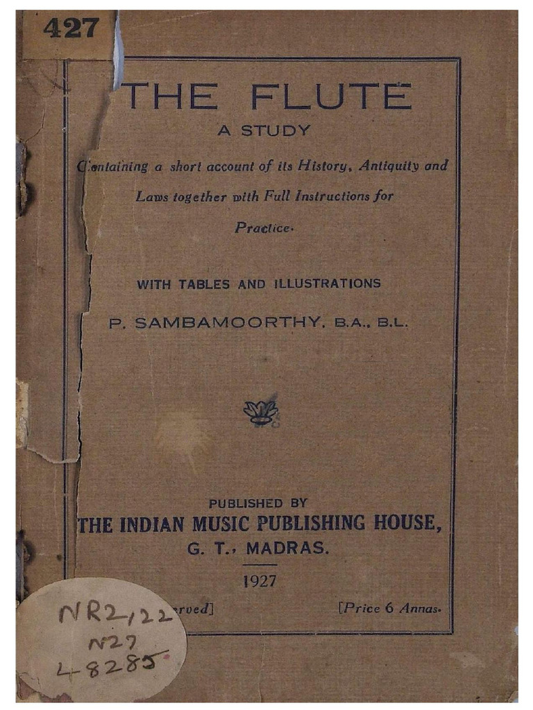 TVA BOK 0013608 The Flute A Study | PDF | Musical Instruments ...