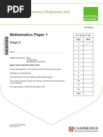 Year 9 Checkpoint Maths Practice Papers | PDF | Mathematics | Function ...
