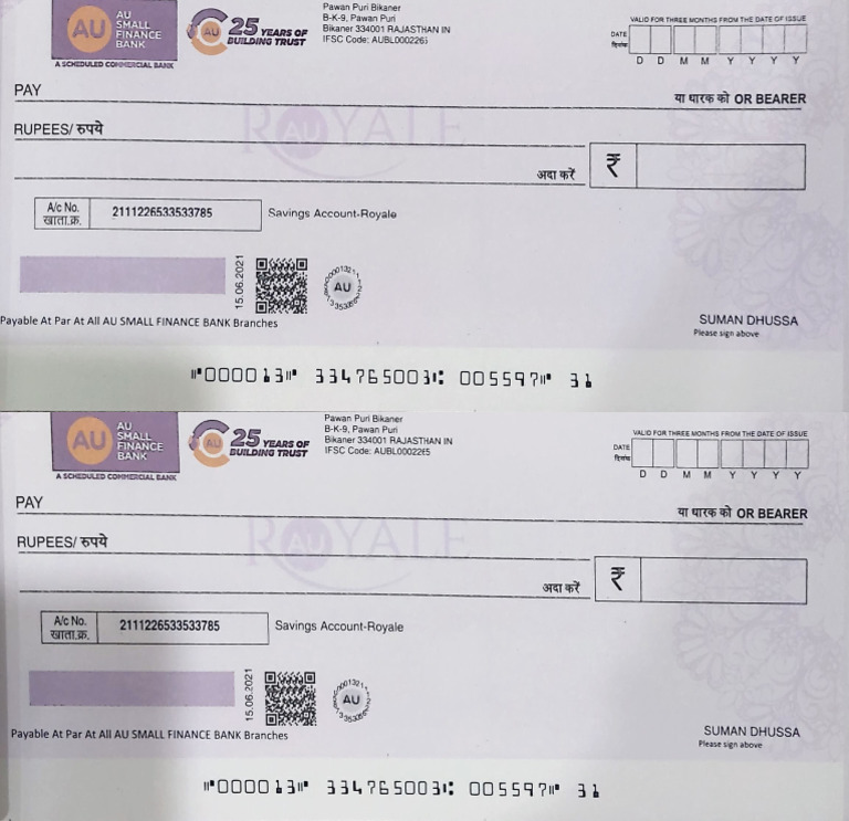 Cancel Cheque | PDF | Banking | Money