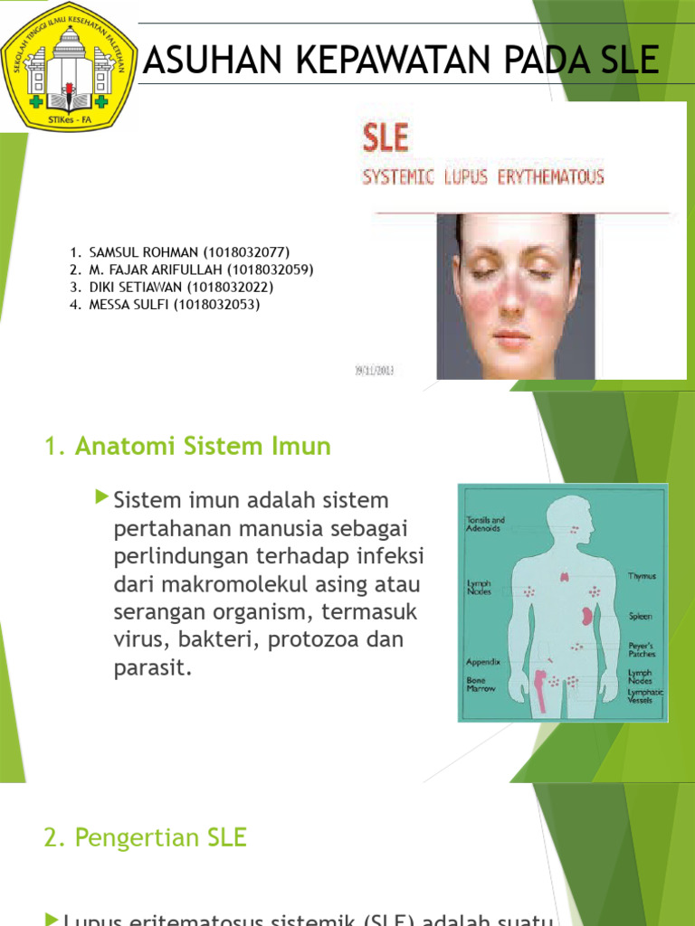 Asuhan Kepawatan Pada Pasien Dengan Sle | PDF