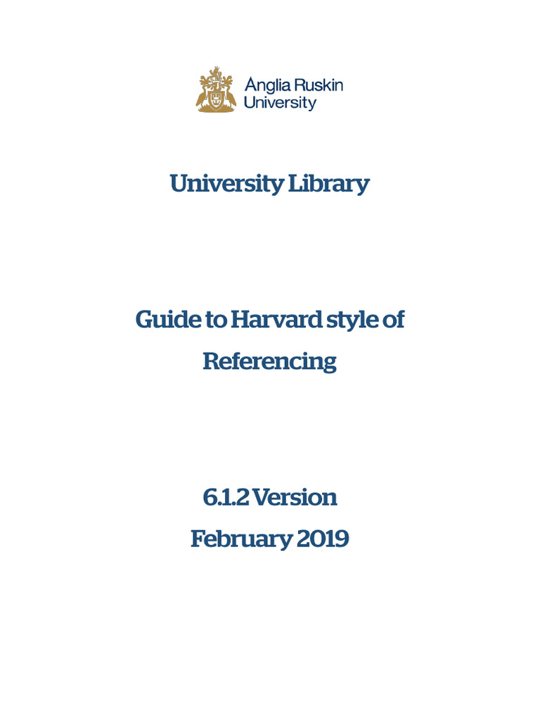 Harvard Referencing 201718 | PDF | Academic Journal | Citation
