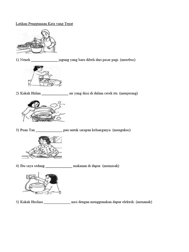 Latihan Penggunaan Kata Yang Tepat | PDF