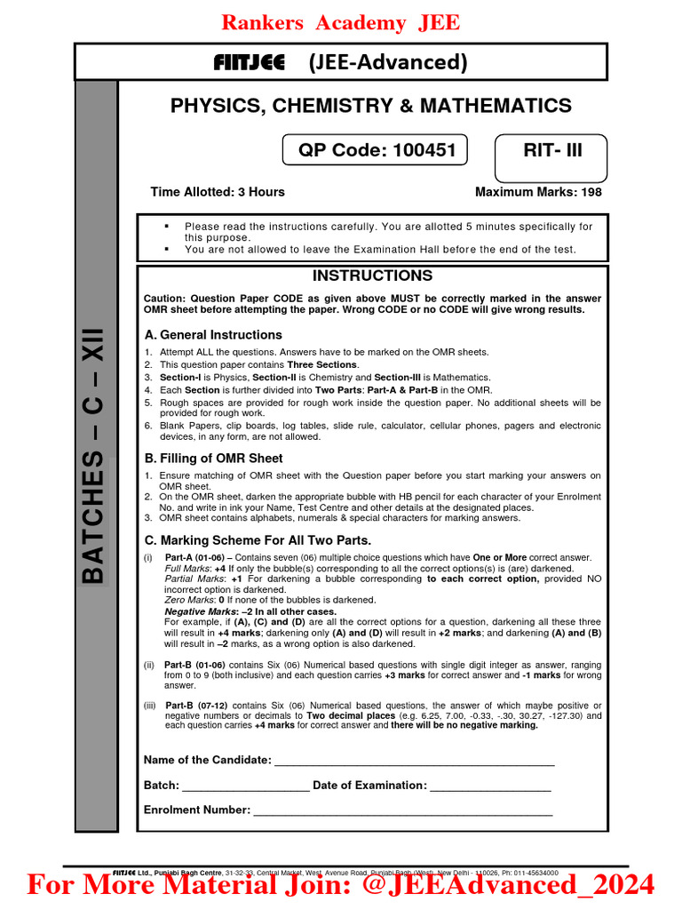 Rit - 3 | PDF | Rotation Around A Fixed Axis | Physical Quantities