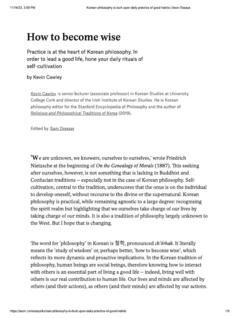 How To Become Wise | PDF