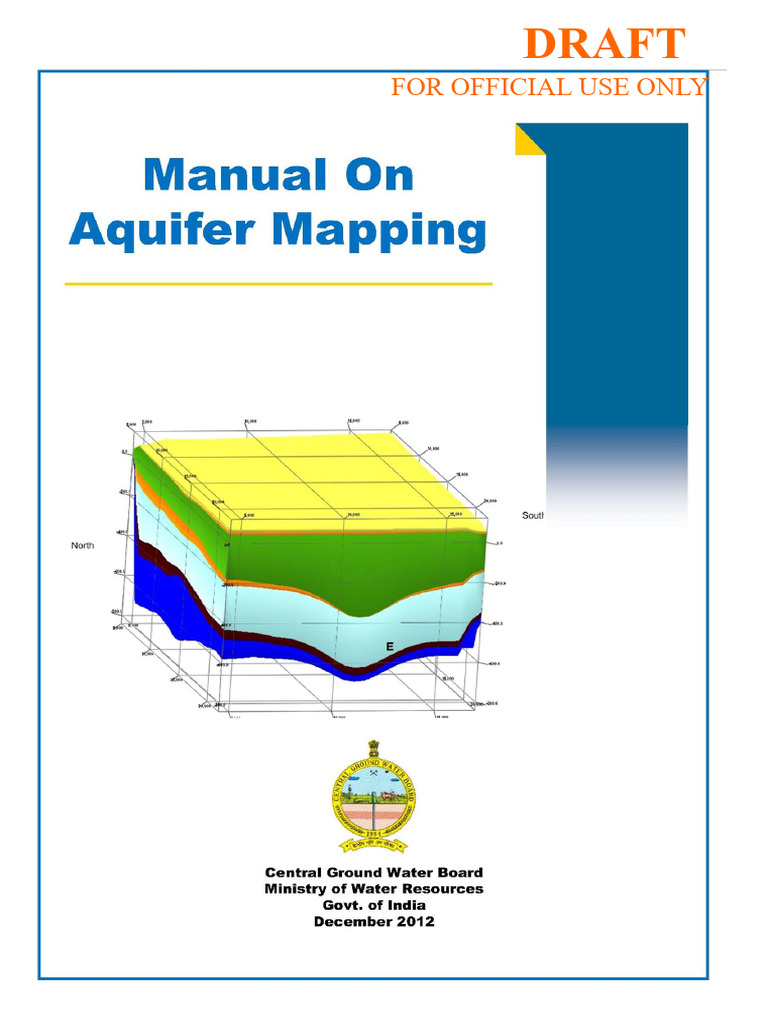 Manual On Aquifer Mapping Complete Book | PDF | Groundwater | Hydrogeology